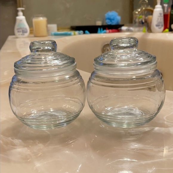 Accessories | 2 Glass Containers 2 For 25 Nwt | Poshmark